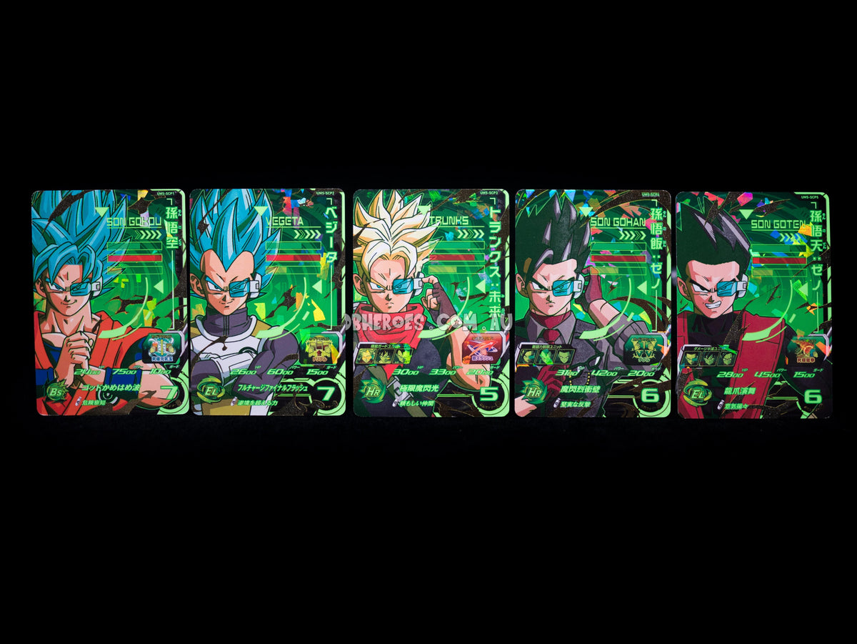 UM5-SCP 5 Card CAMPAIGN PROMO SET – DBHEROES_AU