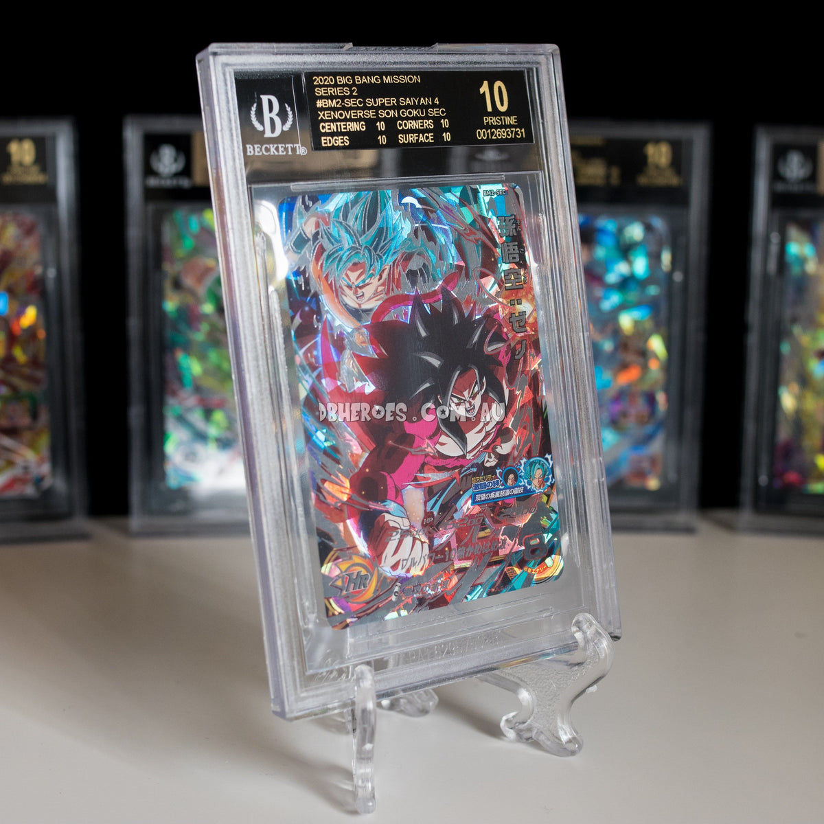 BGS 10 BLACK LABEL Super Saiyan 4 Goku: Xeno & Super Saiyan Blue Goku – DBHEROES_AU