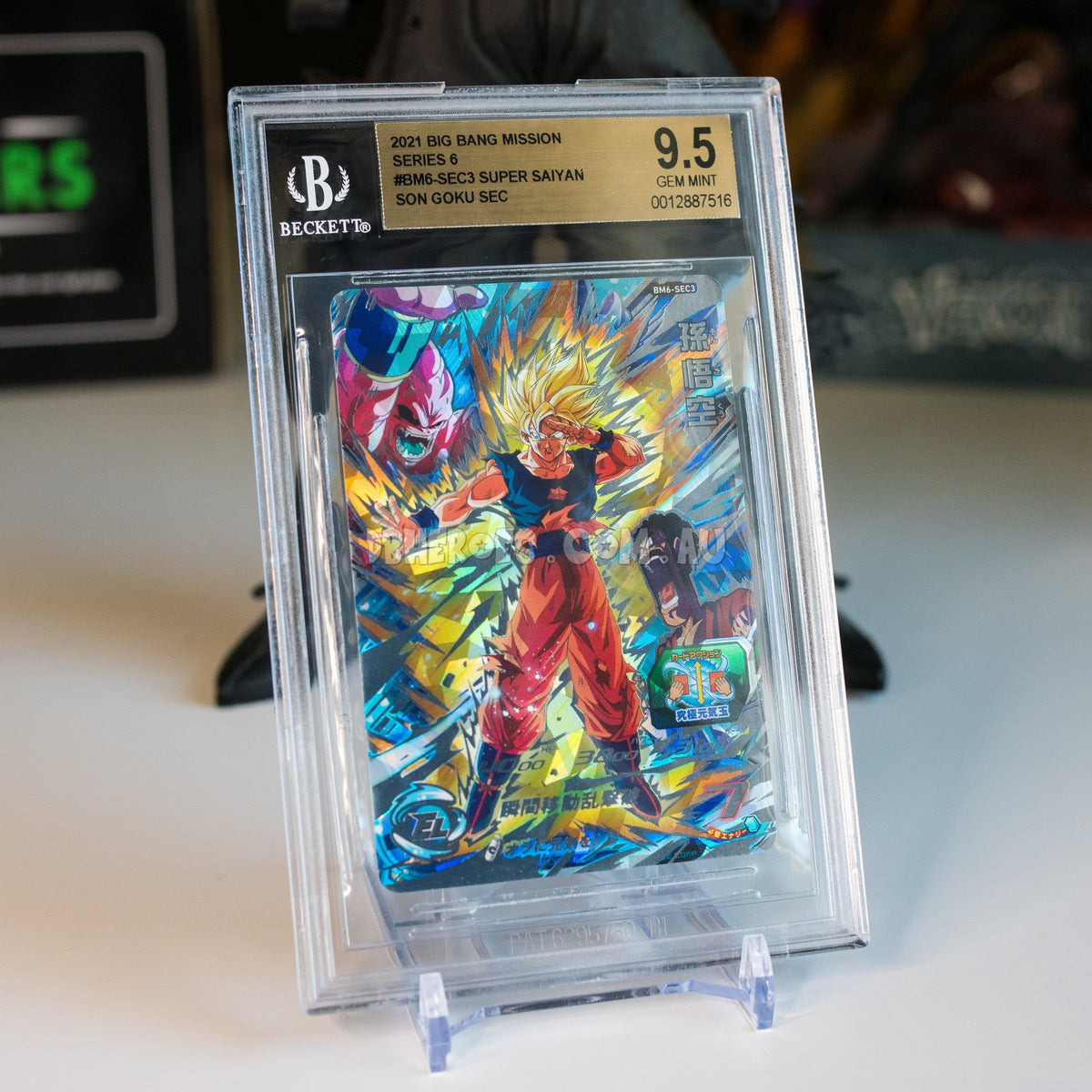 BGS 9.5 GOLD LABEL Super Saiyan Goku 'Spirit Bomb' BM6-SEC3 Secret Rar – DBHEROES_AU
